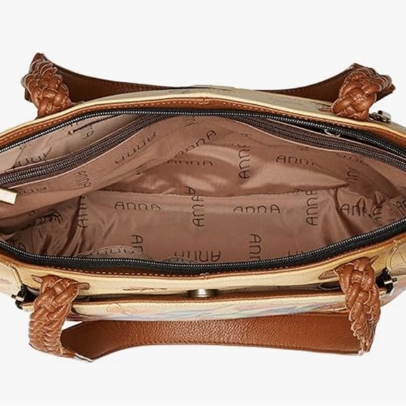 Anuschka | Bags | Nwt Anuschka Sienna Sunset Leather Braided ...